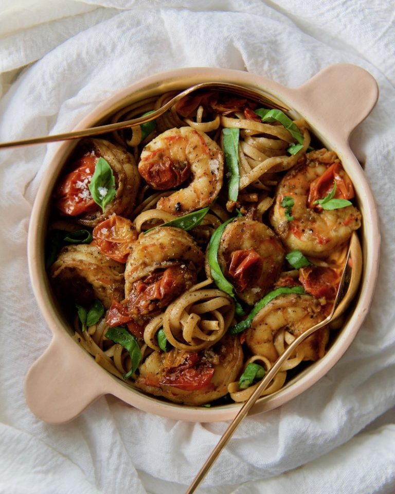 Michelle Obama's Shrimp Linguine Recipe is Lovely - Grace & Lightness ...